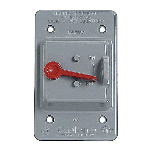 Thomas & Betts E98TSCN-CAR Polycarbonate 1-Gang Weatherproof Non ... Thomas & Betts E98TSCN-CAR Polycarbonate 1-Gang Weatherproof Non ...