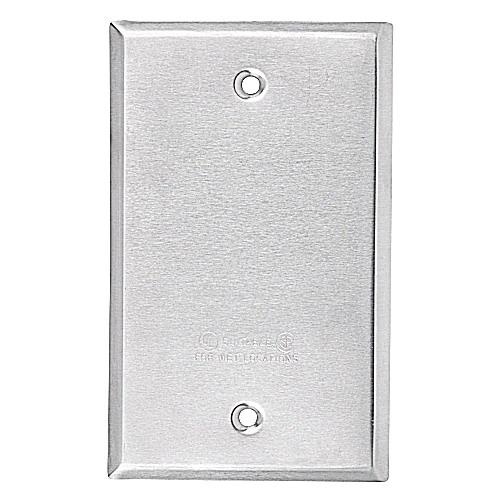 Thomas & Betts CCB Stamped Aluminum 1-Gang Weatherproof Blank Cover 2 ... Thomas & Betts CCB Stamped Aluminum 1-Gang Weatherproof Blank Cover 2 ...