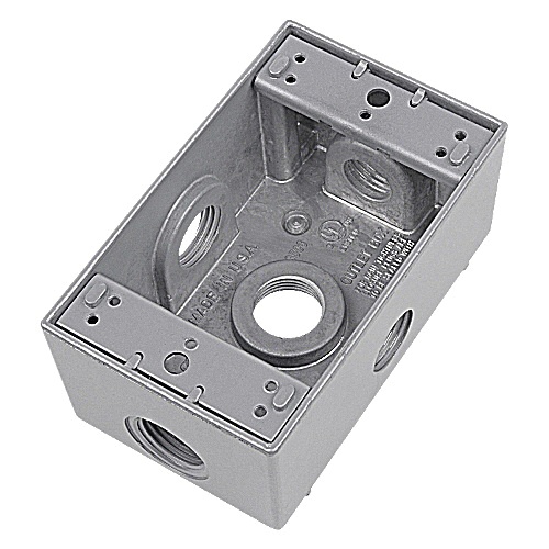 Thomas & Betts IH5S2-2 1-Gang Universal Weatherproof Device Box 17.3 ... Thomas & Betts IH5S2-2 1-Gang Universal Weatherproof Device Box 17.3 ...