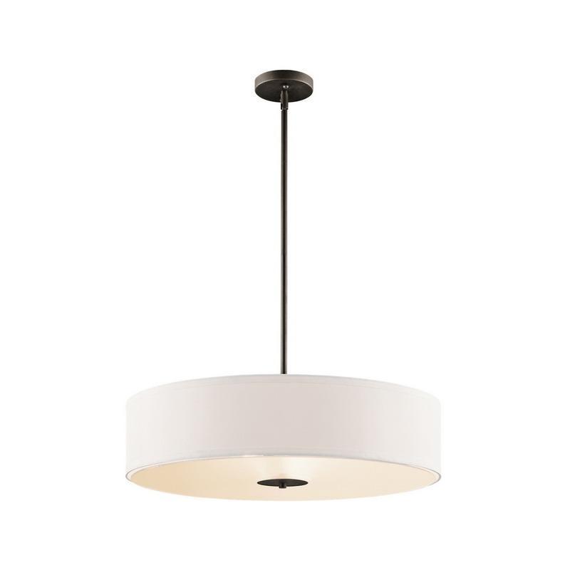 Kichler 42122OZ 3-Light Inverted Pendant Fixture 150-Watt 120-Volt 24 ...