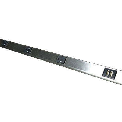 Wiremold S20GB306 2-Piece 3-Wire Single Receptacle 6 Outlet System ...