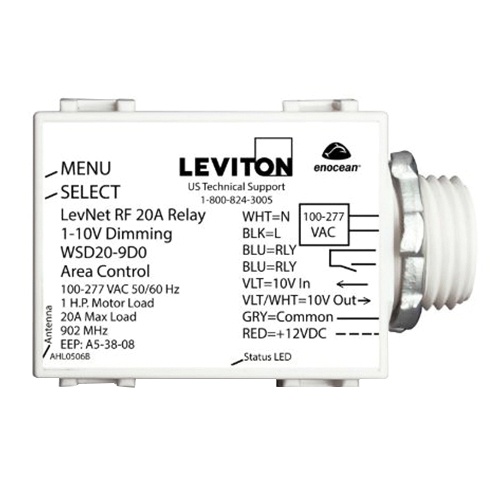 Leviton WSD20 9D0 1 10 Volt Dimming Area Controller 100 277 Volt 20 Leviton WSD20 9D0 1 10 Volt Dimming Area Controller 100 277 Volt 20