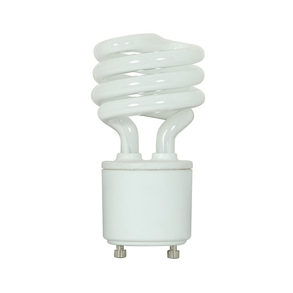 Satco S8203 T2 Mini Spiral Compact Fluorescent Lamp GU24 Base 13-Watt ... Satco S8203 T2 Mini Spiral Compact Fluorescent Lamp GU24 Base 13-Watt ...