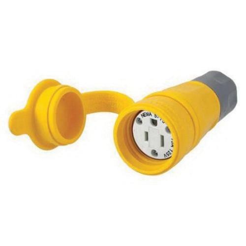 Hubbell-Wiring HBL15W47A 3-Wire 2-Pole Watertight Straight Blade ...