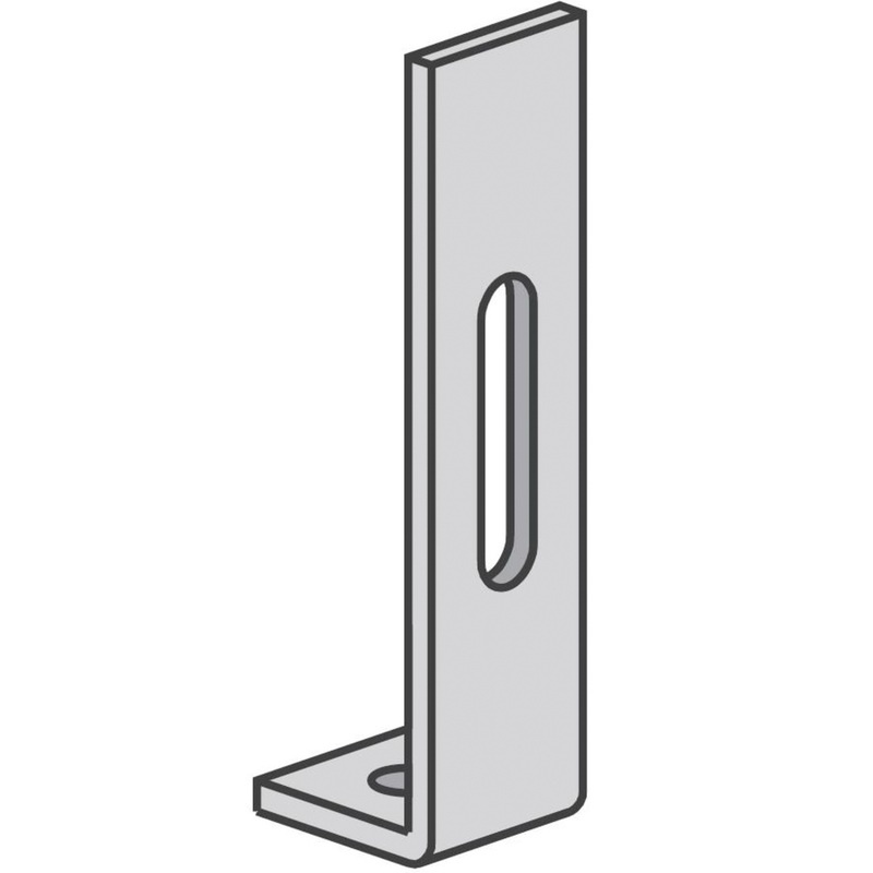 Power Strut PS-764-EG Electrogalvanized Steel Slotted Adjustment Angle ...