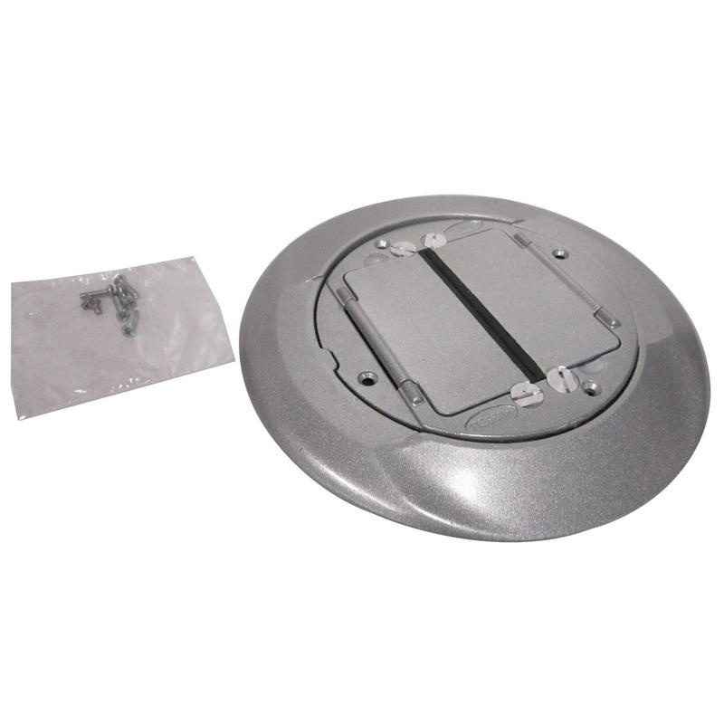 Hubbell-Wiring S1CFCAL Powder Coated Cast Aluminum Carpet Flange ...