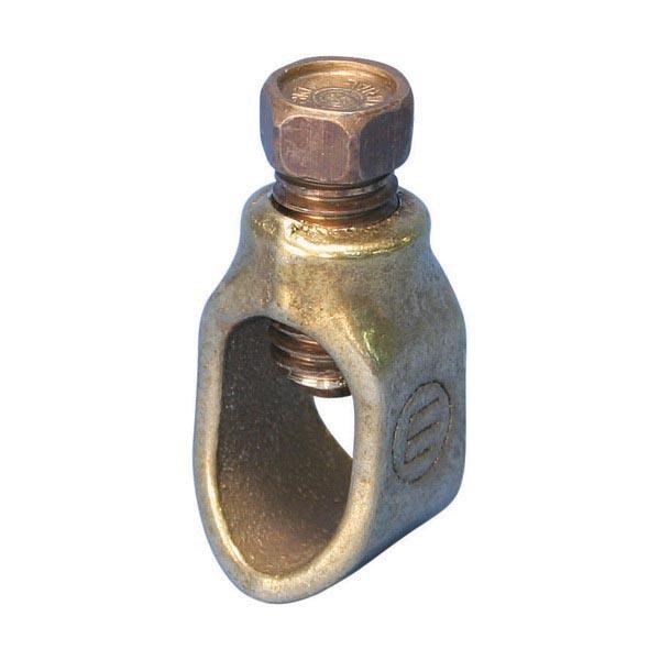 Erico HDC58R Silicon Bronze Ground Rod Clamp 5/8-Inch 8-AWG Solid - 1/0 ...