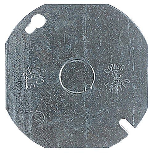 Thomas & Betts 54C6 Pre-Galvanized Steel Flat Box Cover 4-Inch x 4-Inch ...