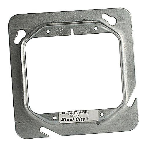 Thomas & Betts 72C18 Pre-Galvanized Steel 2-Gang Two Device Box Cover 4 ...