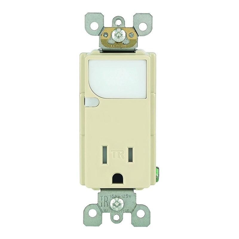 Leviton T6525-I Residential Grade Tamper-Resistant Receptacle With LED ...