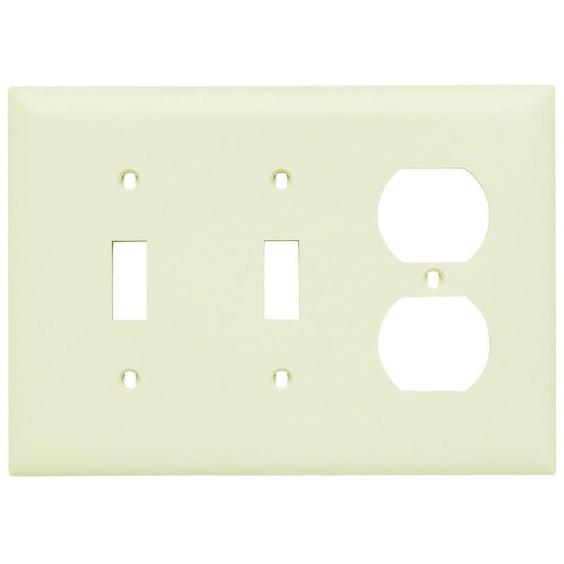 Pass & Seymour TP28-LA Nylon Screw Mount Standard Size 3-Gang ...
