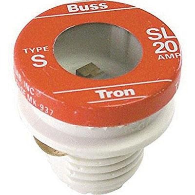 Edison SL-20 Single Element Rejection Time Delay Loaded Link Plug Fuse ...